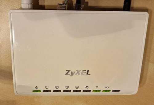 Белый роутер Zyxel Lan Wi-Fi Маршрутизатор