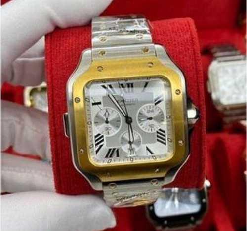 Мужские кварцевые часы Cartier