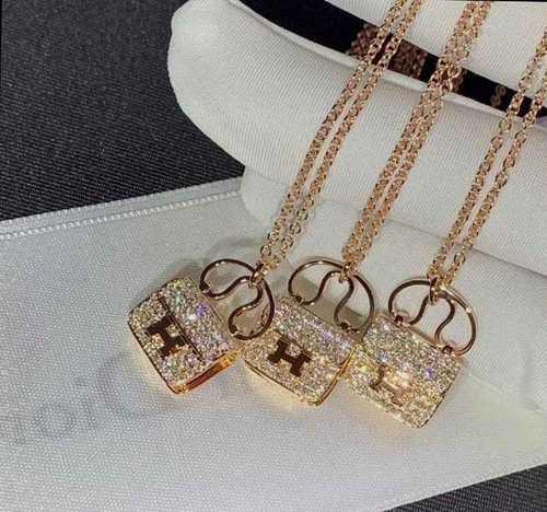 Hermes подвеска Kelly Hermes Bag 0.28ct