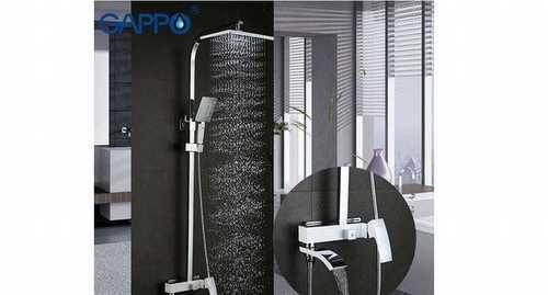 Душевая система Gappo Jacob G2407-8 Хром/Белый