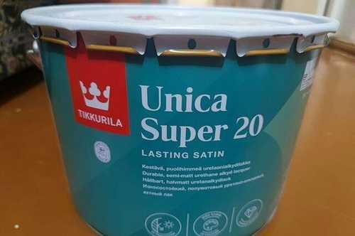 Лак уретано-алкидный полуматовый unica super 20