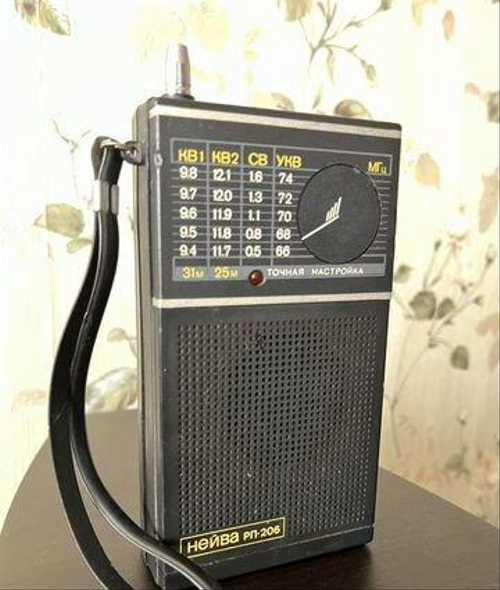 Радиоприемник Нейва рп-206