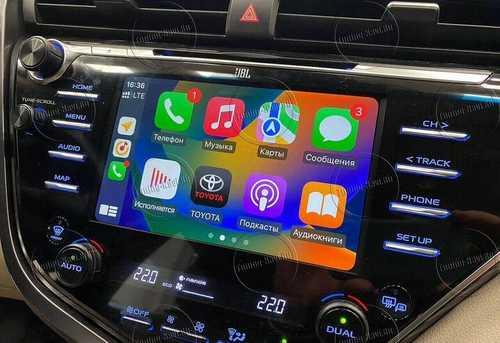 Активация, Carplay / android auto Toyota Camry 70