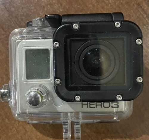 Камера gopro hero 3, с разными креплениями