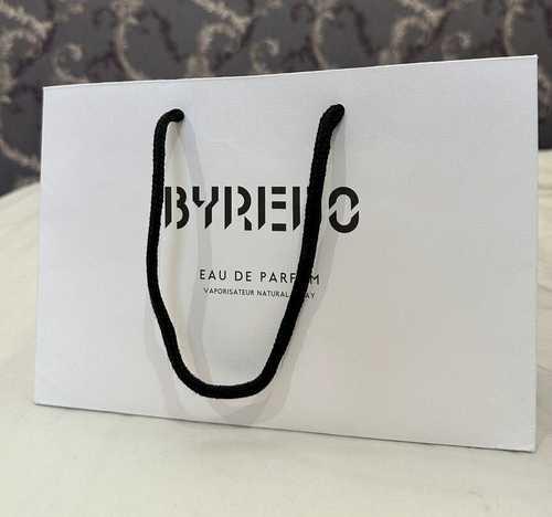 Пакет byredo брендовый бумажный с ручками новый