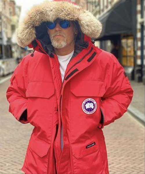 Canada Goose Expedition красный 2XL пух -30C