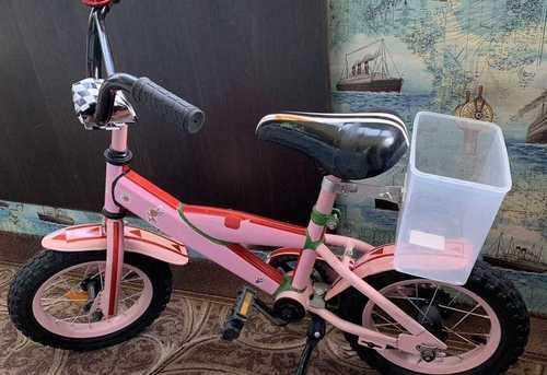 Велосипед четырехколесный детский 12 дюймов