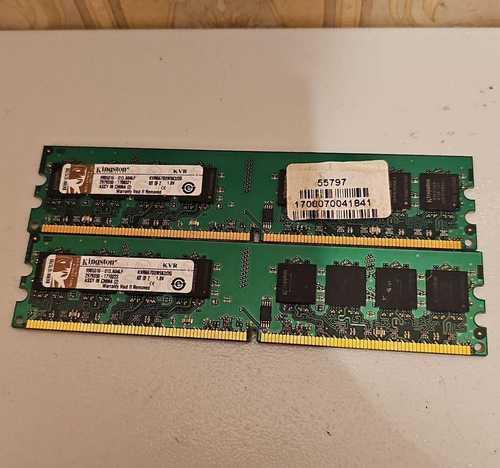 Оперативная память для пк DDR2 2 GB