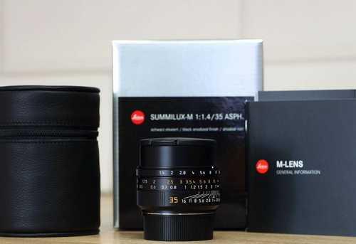 Leica 35mm f/1.4 Summilux-M asph (2022) black