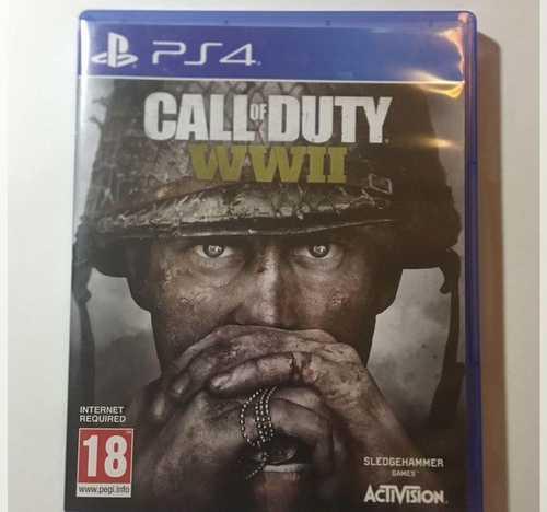 Диск Call of Duty wwii для Ps4