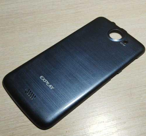 Explay HD Quad. Задняя крышка. Синяя. Оригинал