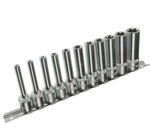 Набор головок торцевых 3/8" torx Е4-Е18 глубоких 11 предметов JTC