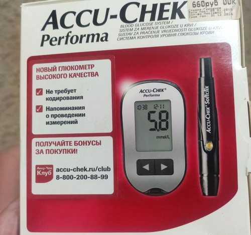 Глюкометр accu chek performa