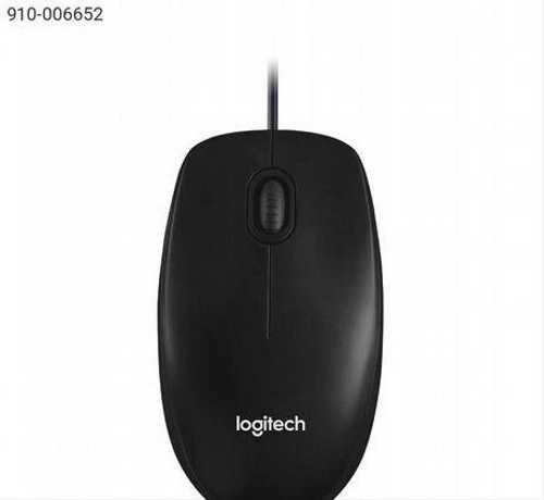 Мышь Logitech M100 Проводная Чёрный, 910-006652