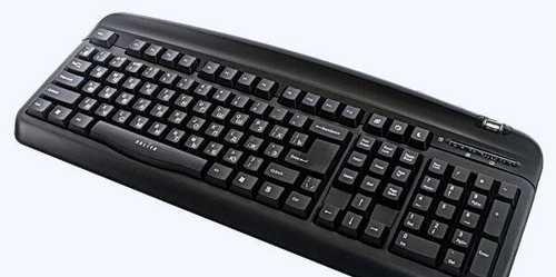 Клавиатура Oklick 300M (PS/2+USB) +USB порт,черная