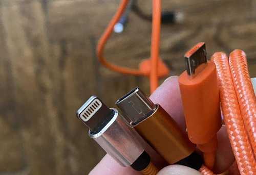 Кабель зарядка micro usb, type-c, iPhone торг