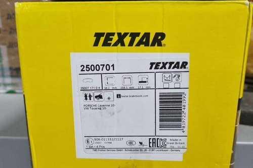 Тормозные колодки Textar 2500701 porsche tuareg