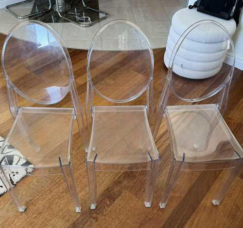 Стул Kartell Victoria Ghost оригинал 3 шт