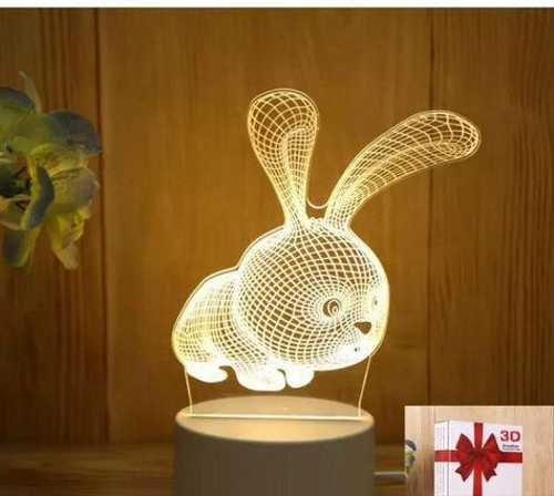 3D светодиодная лампа
