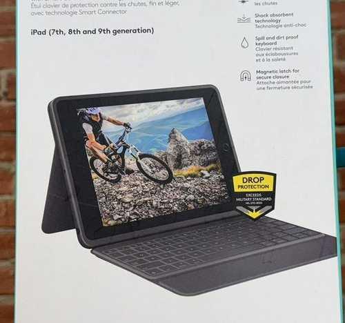Logitech Rugged Keyboard Folio for Apple iPad