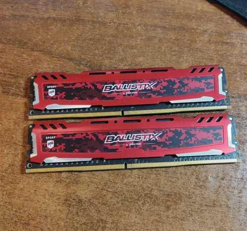 Оперативная память Ballistix sport ddr4 2666