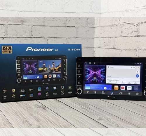 Магнитола pioneer Ts18 plus 4/32 4G-sim крутилки 8