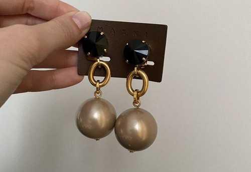 Серьги клипсы Marni оригинал