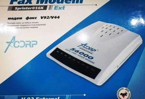 Факс модем Acorp 56000