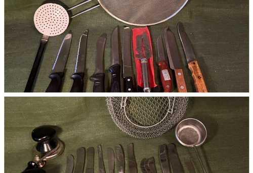 Ножи, закаточные машинки, ситечки, лопатки