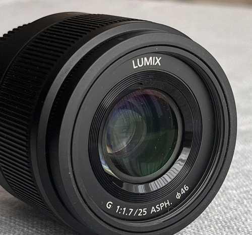 Объектив panasonic lumix 25 1.7