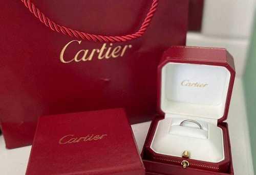Обручальное кольцо Cartier 16,5 платина
