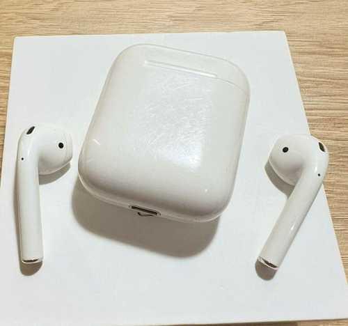 Беспроводные наушники apple airpods 1