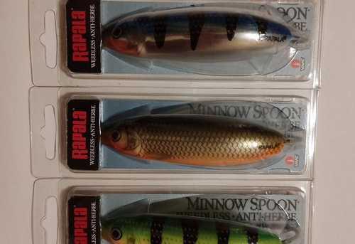 Блесна Rapala Minnow Spoon Незацепляйки 32гр