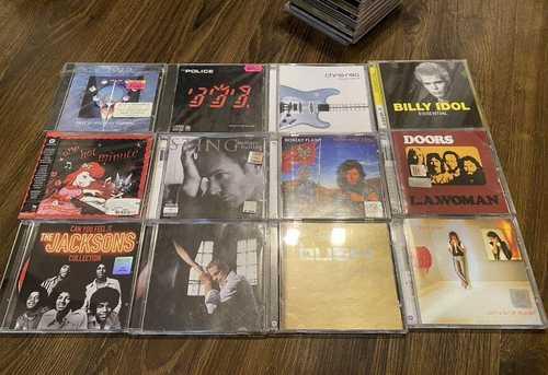 CD диски рок, поп, рэп
