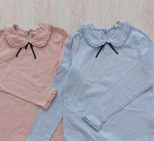 Комплект новых блузок школьных для девочки 158