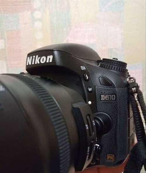 Полнокадровый зеркальный фотоаппарат Nikon d610