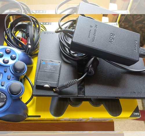 Sony playstation 2 ps2 slim прошитая