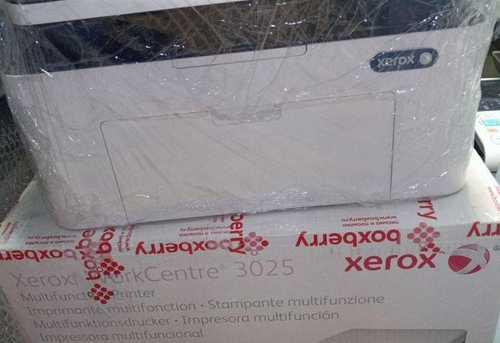 Новый Xerox workcentre 3025. WiFi лазерное мфу