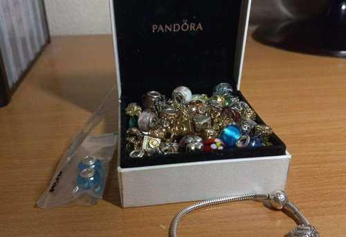 Pandora браслет с шармами