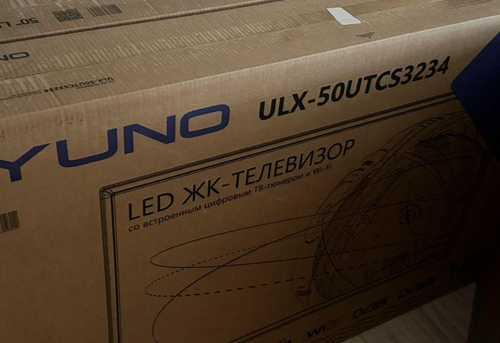 Новый Телевизор yuno 4к 50 дюймов SMART tv