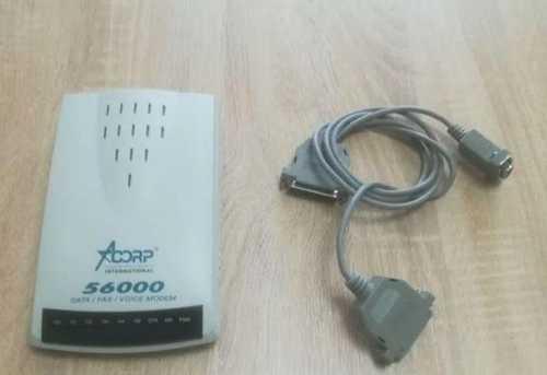 Модем Acorp 56000