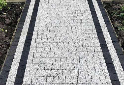 Тротуарная плитка, брусчатка Антик Мрамор