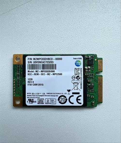 SSD msata Samsung 32GB 24GB