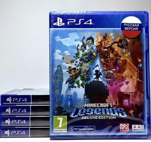 Диск Minecraft Legends Deluxe Edition PS4