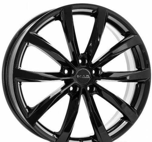 R17 5x114,3 7,5J ET40 D76 MAK Wolf Gloss Black