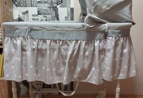 Кровать Люлька для новорожденных с матрасом