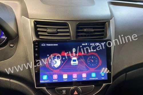 Автомагнитола Android Hyundai Solaris