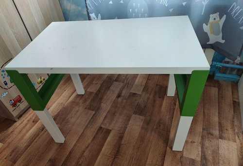 Стол поль растущий IKEA зелёный
