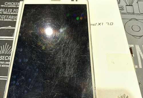 Планшет Huawei mediapad x1 7.0 серебристо-белый