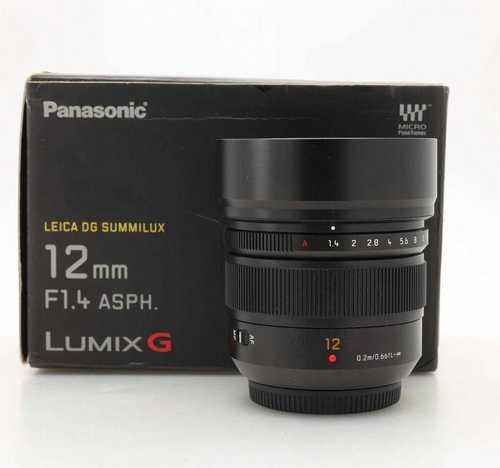 Panasonic 12mm f/1.4 asph Leica DG Summilux